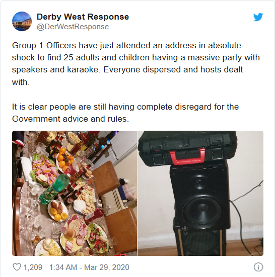 Police raid party goers defying lockdown rules - London Globe