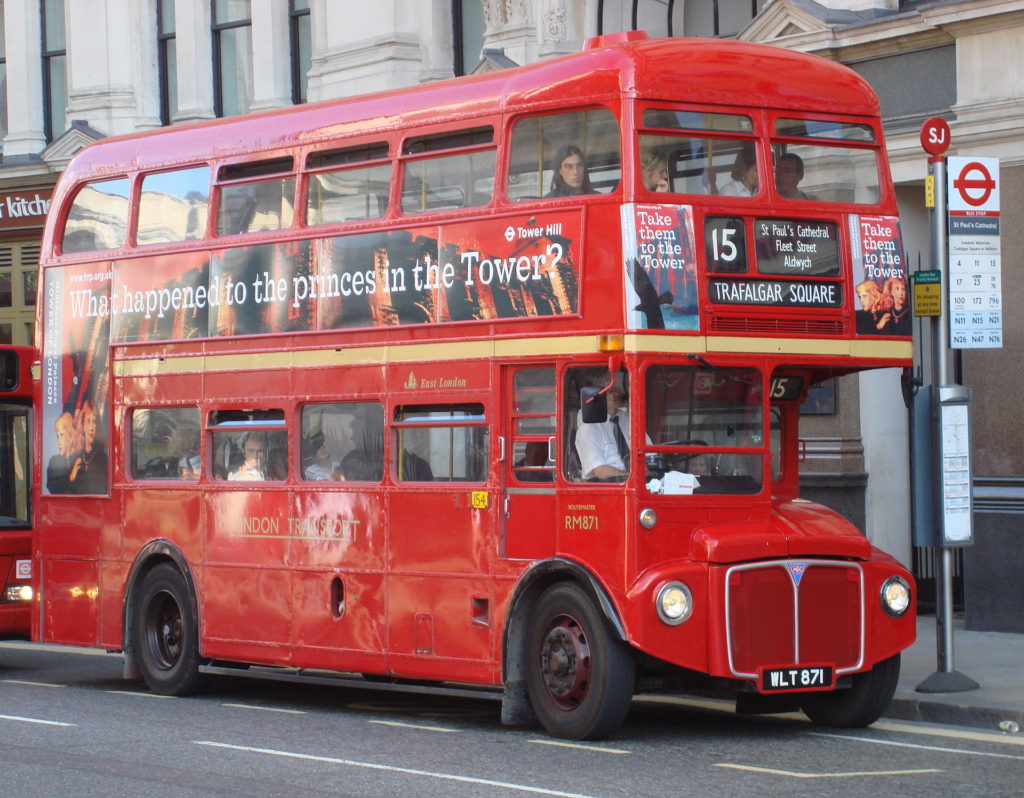London's iconic red Routemaster number 15 bus retired from service ...